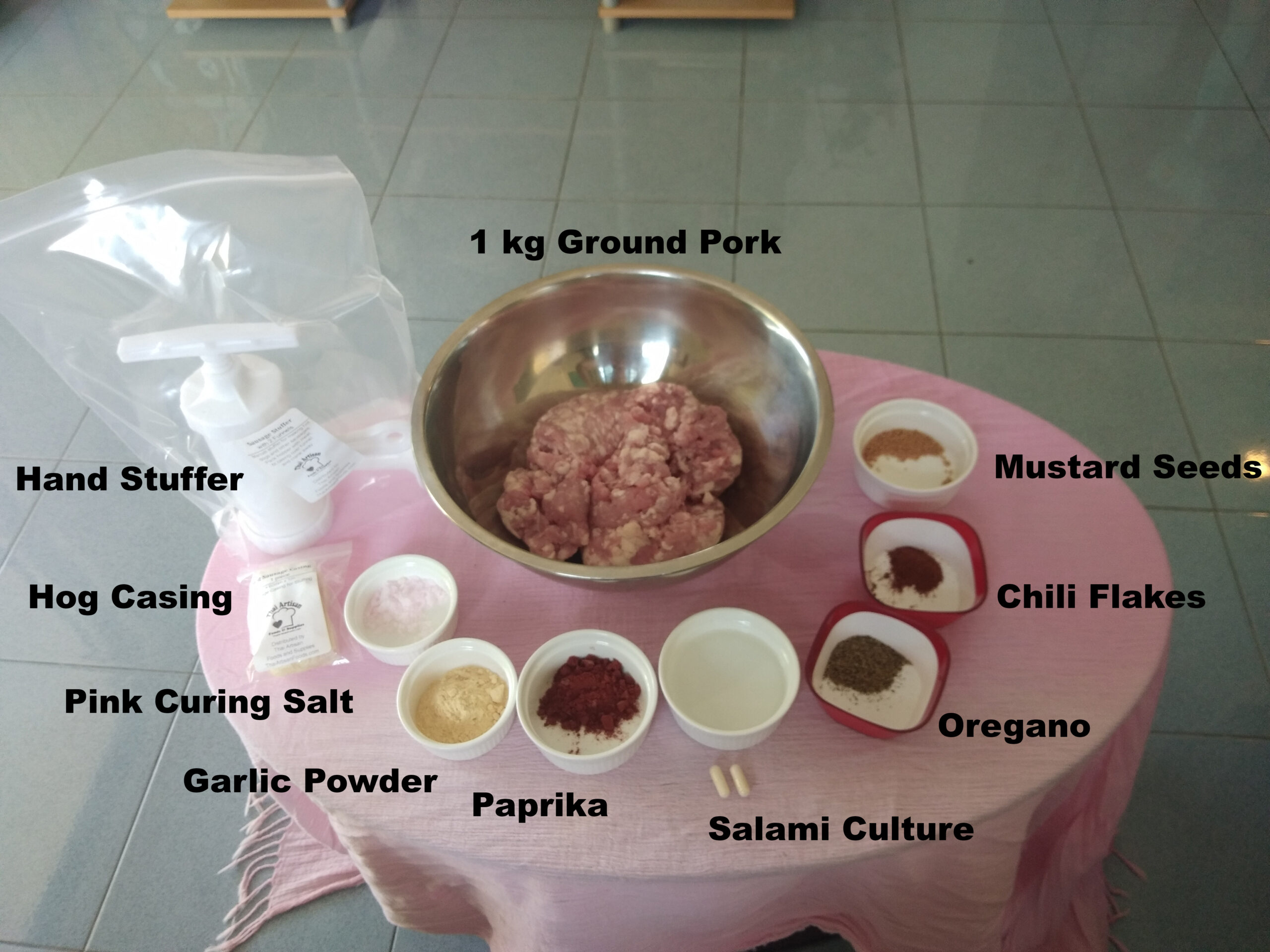 Homemade Salami in Thailand - Thai Artisan Foods and Supplies